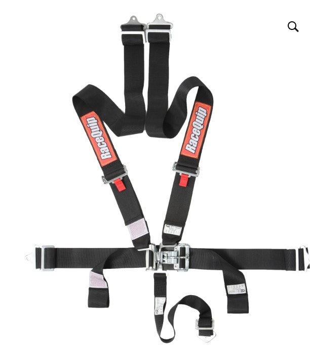 Racequip 5 Pt Harness Blk | Torque Racing Supply